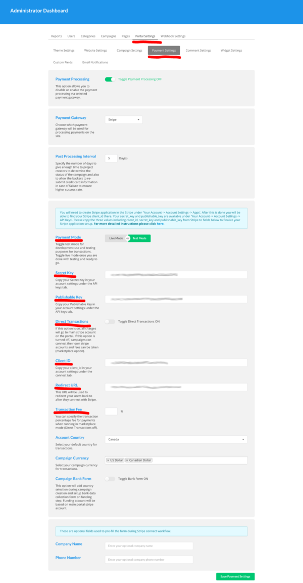 How to Setup and Configure Stripe account for your Crowdfunding portal ...